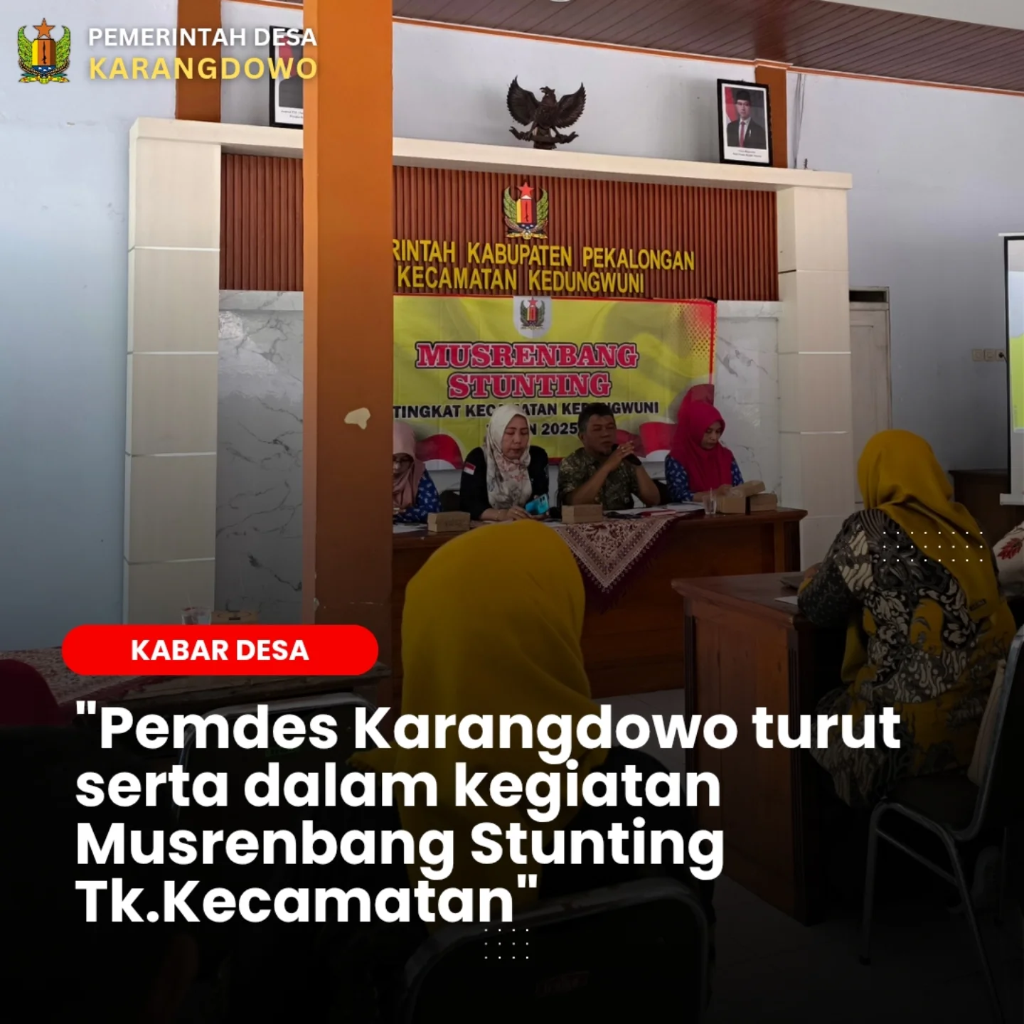 Pemerintah Desa Karangdowo Ikuti Musrenbang Stunting di Kecamatan ...